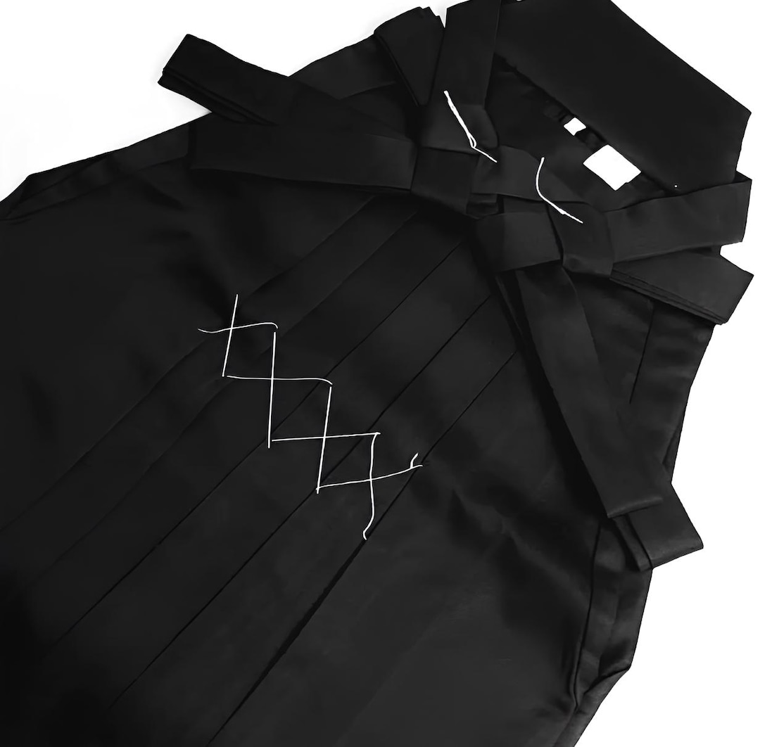 Custom Black Cotton Kendo Hakama Pants: Tailored Fit - Etsy