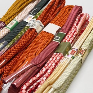 Brand New Obijime Collection / Japanese Kimono Cord / Obijime Belt ...