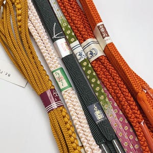 Brand New Obijime Collection / Japanese Kimono Cord / Obijime Belt ...