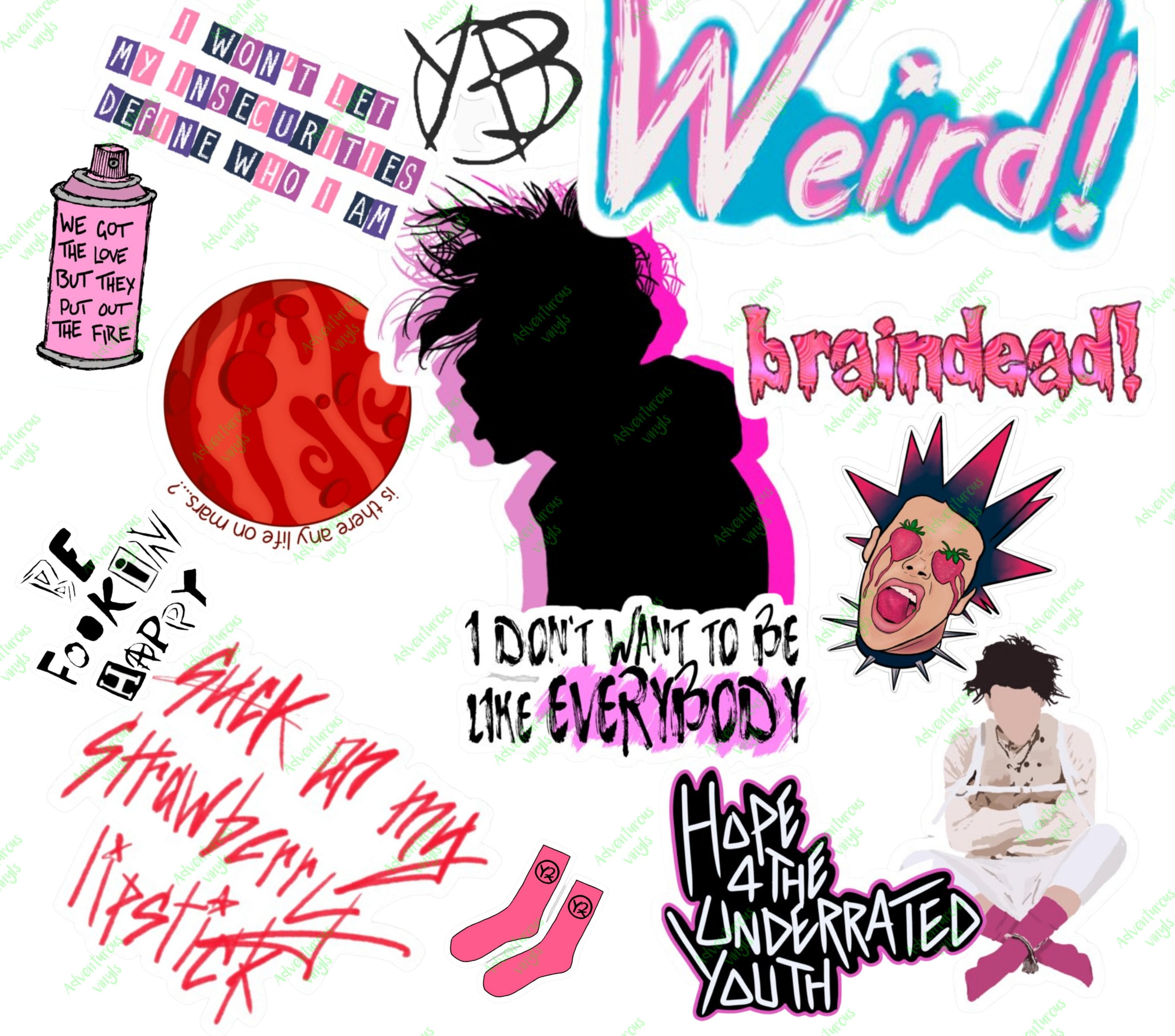 Digital Download Yungblud Tumbler Wrap, Punk Rock Tumbler Png ...