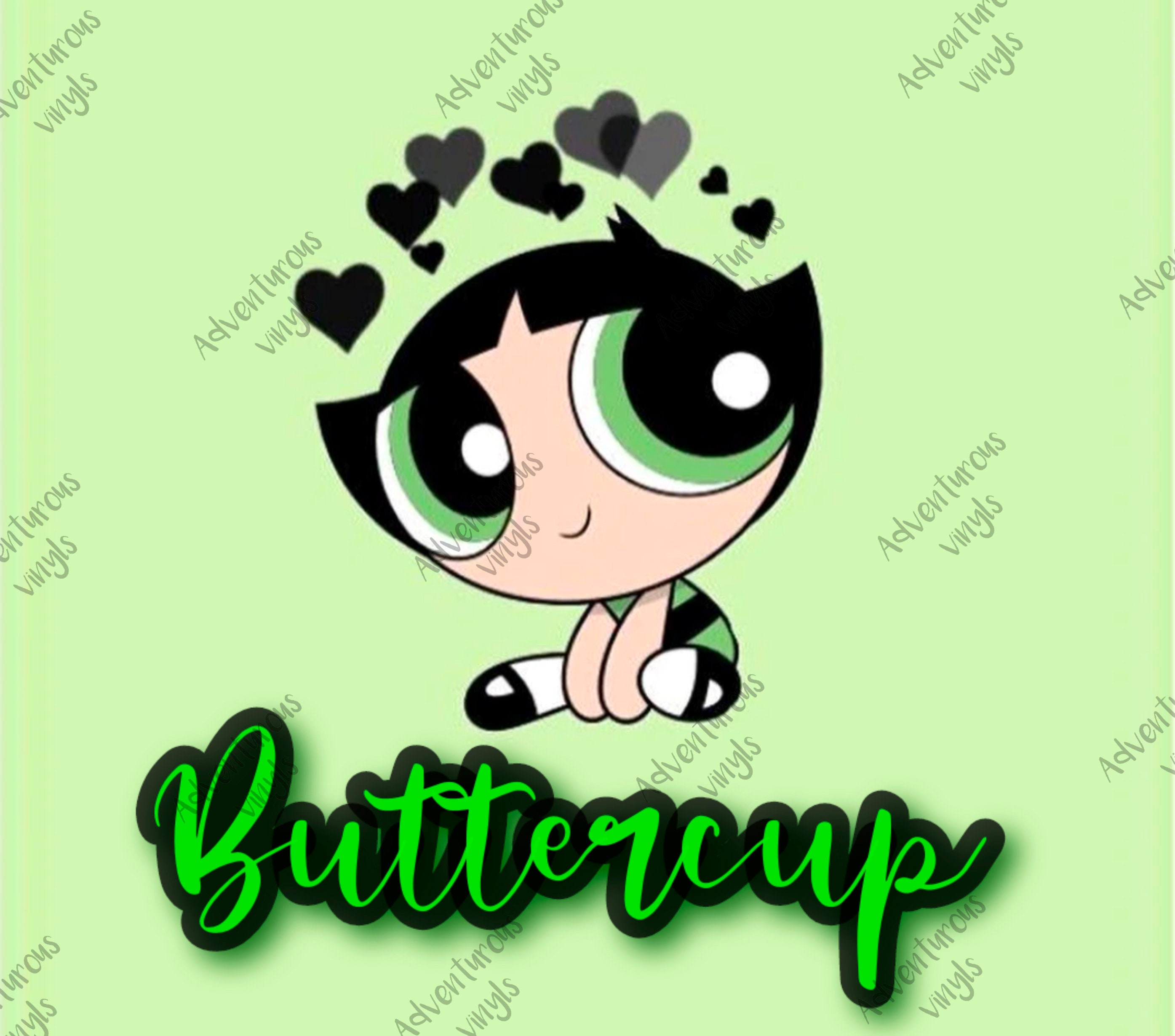 Buttercup Powerpuff Girls Png Digital Buttercup Tumbler Wrap Blossom