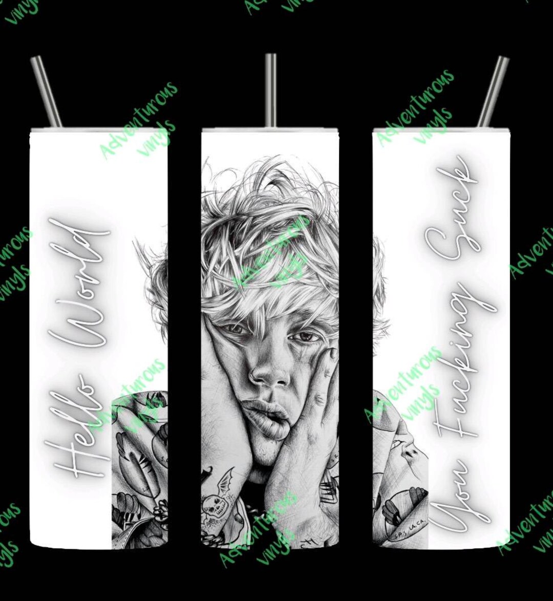 Papercuts Tumbler, Punk Rock Tumbler, Papercuts Inspired Tumbler, Band ...