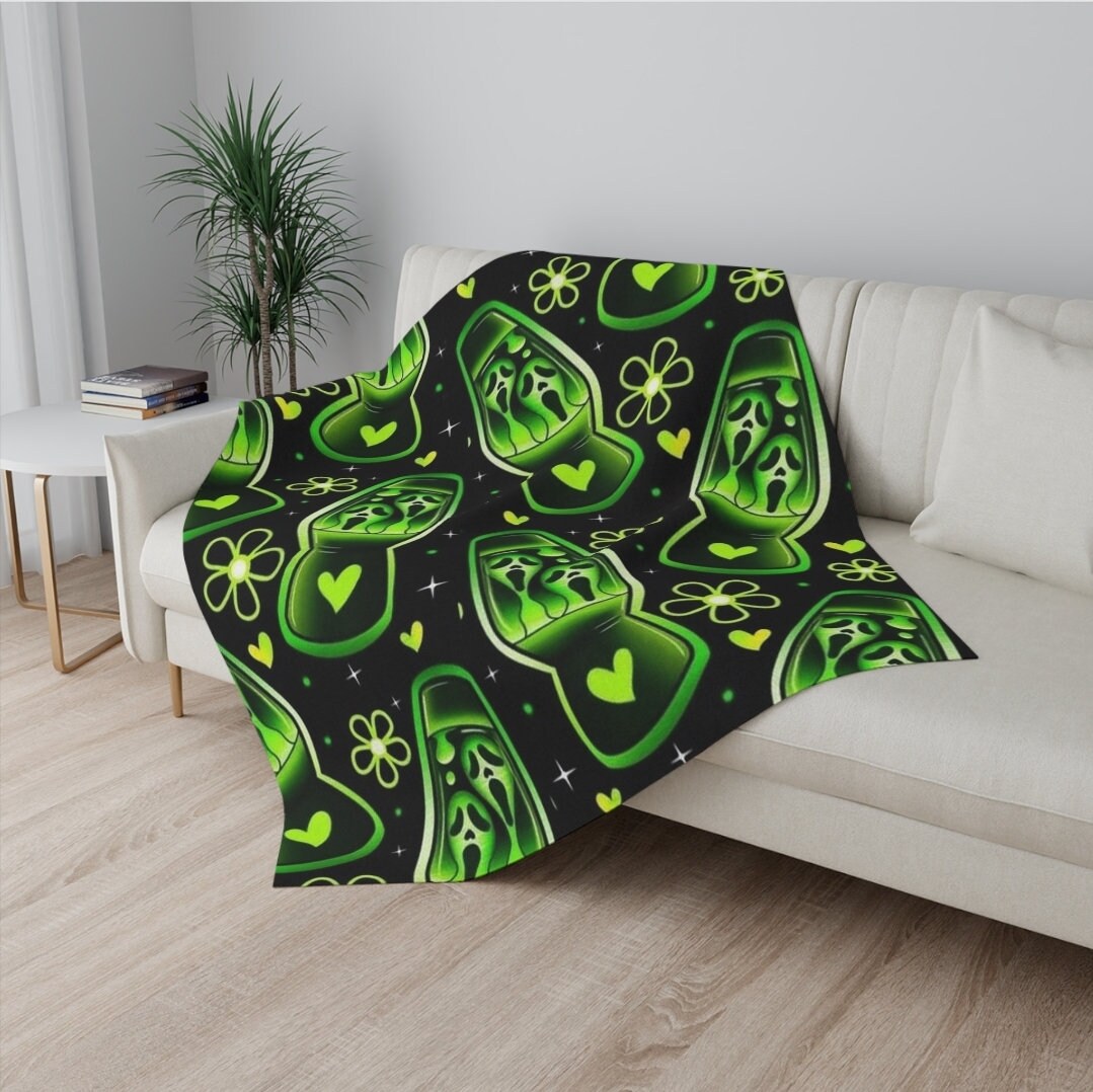 Horror Movie Watching Blanket for Halloween Spooky Gift Featuring ...