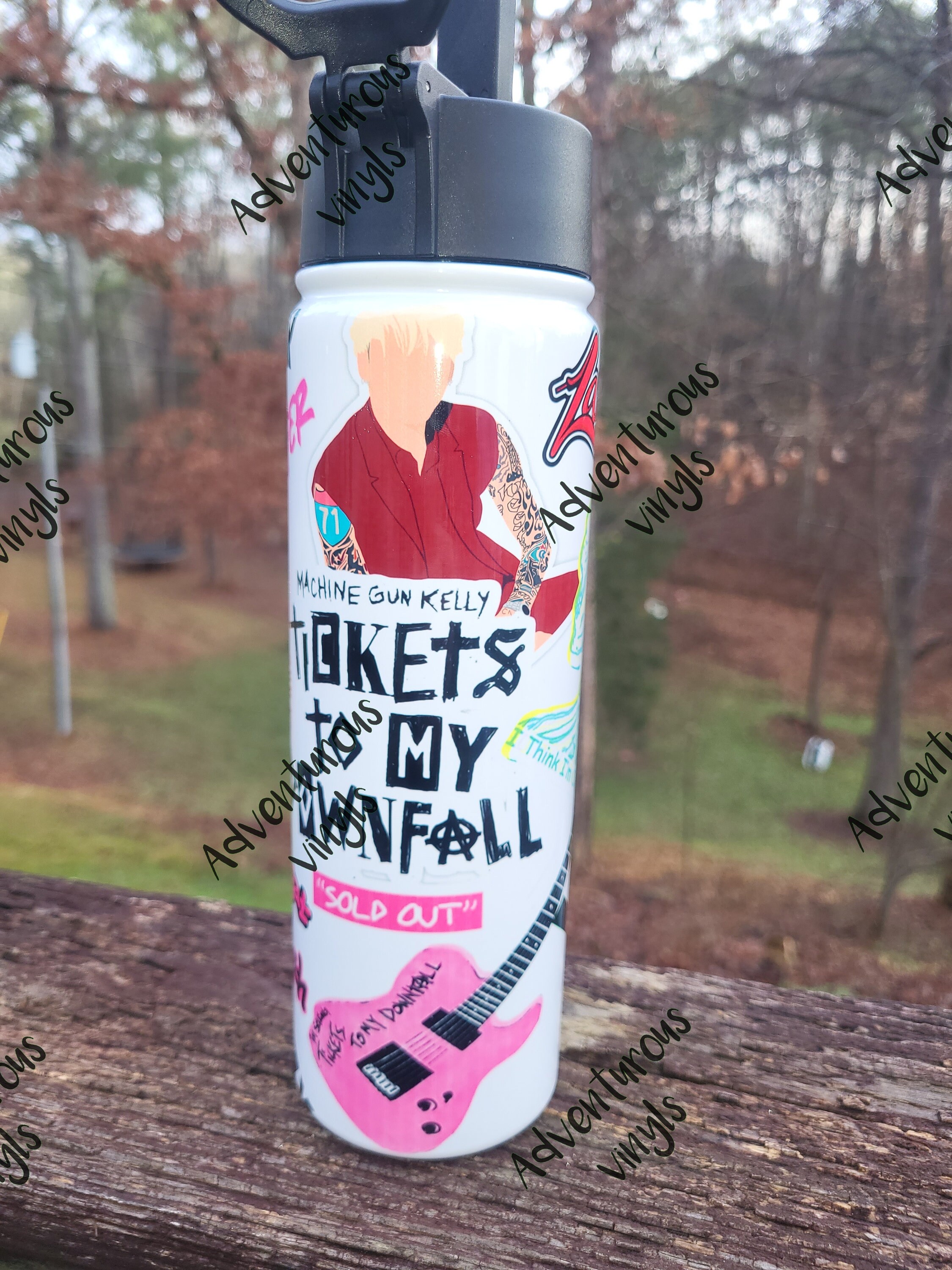 Tickets to My Downfall Water Bottle Punk Rock Water Bottle - Etsy