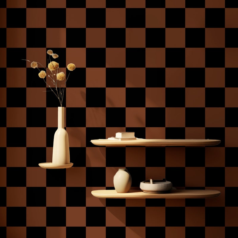 Checker Wallpaper - Etsy