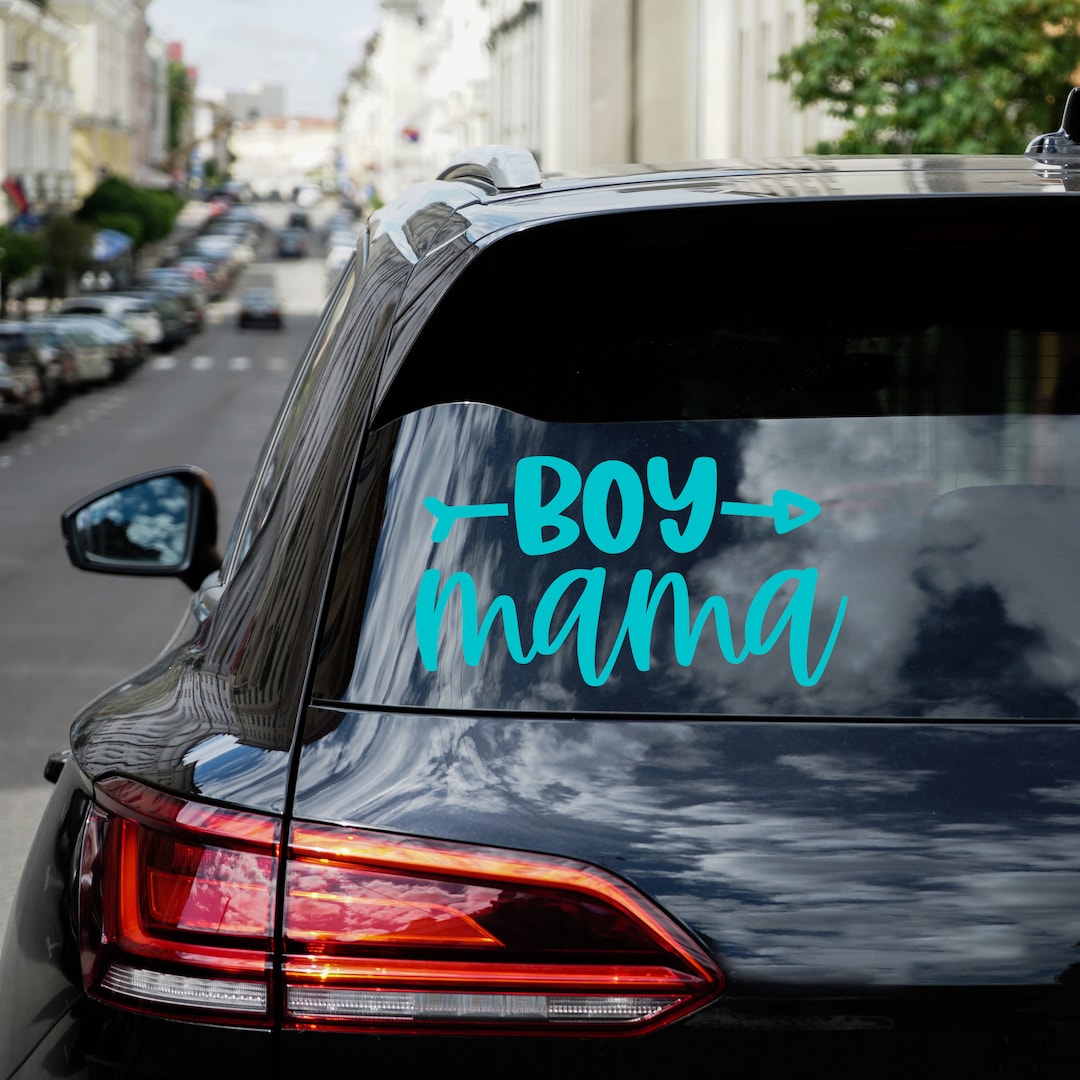 Boy Mama Arrow Car Decal - Handmade Vinyl Bumper Sticker - Etsy