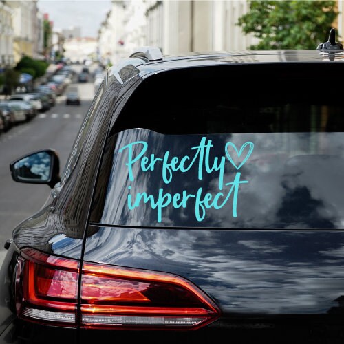 Perfectly Imperfect Decal/ Car Decal Window Bumper Sticker Tumbler ...