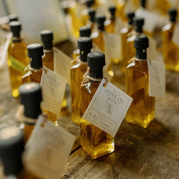 Olive Oil Bottles Wedding Favors - Etsy
