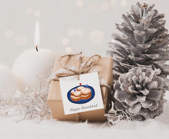 Printable Hanukkah Tags Chanukah Gift Tag PDF Gelt Hang Tag - Etsy