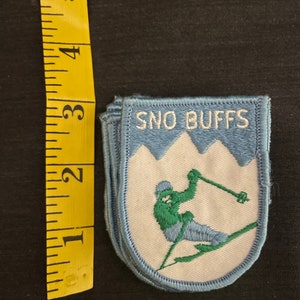 Vintage Skiing Embroidered PATCHES Hat Jacket Old School NOS Ski Polaris Holiday Mountain Snow ...