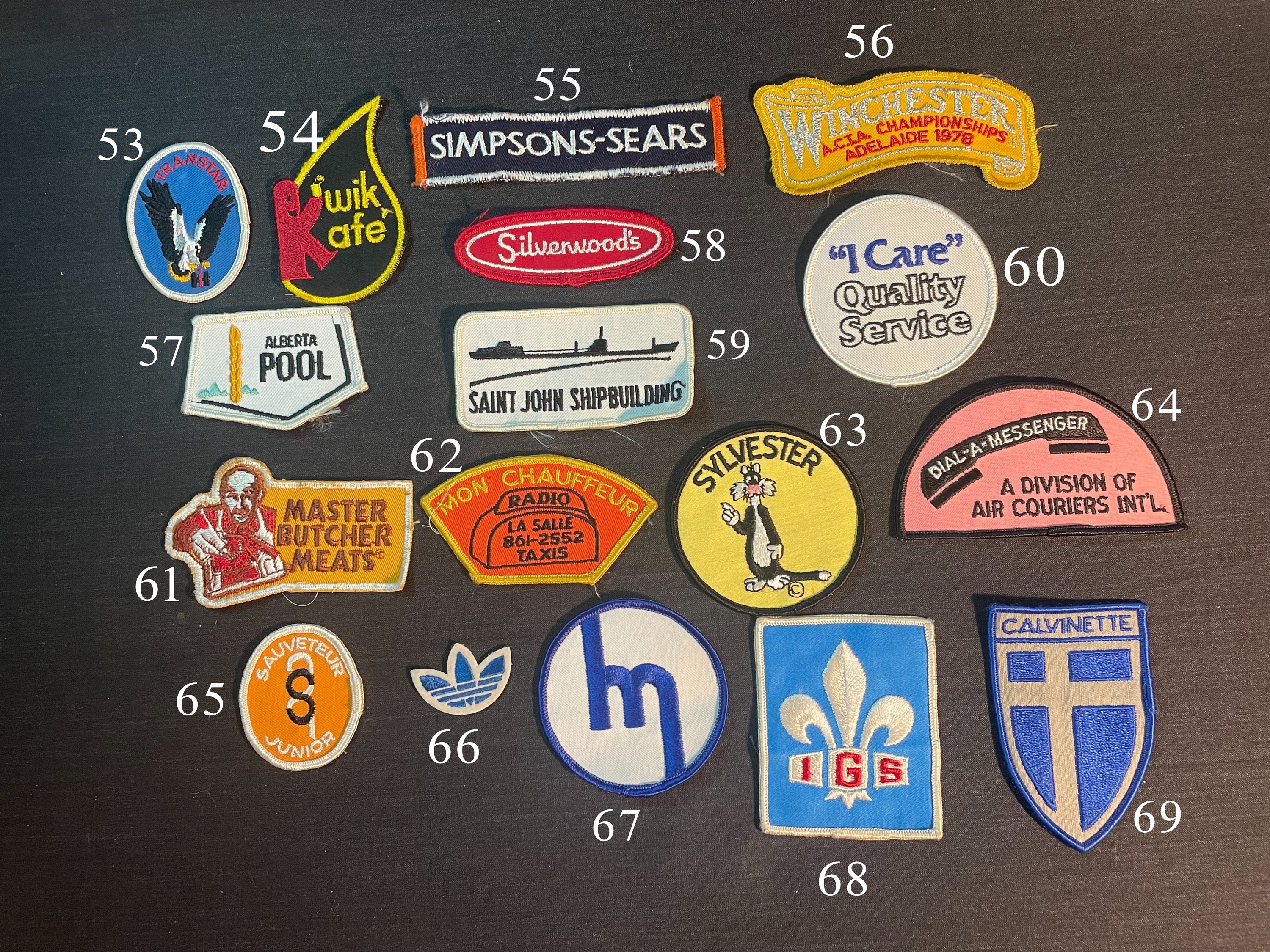 Vintage 70's 80's Automotive Farming Transport Machinery Embroidered ...