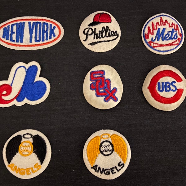 Vintage Baseball Patches - Etsy