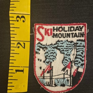 Vintage Skiing Embroidered PATCHES Hat Jacket Old School NOS Ski ...