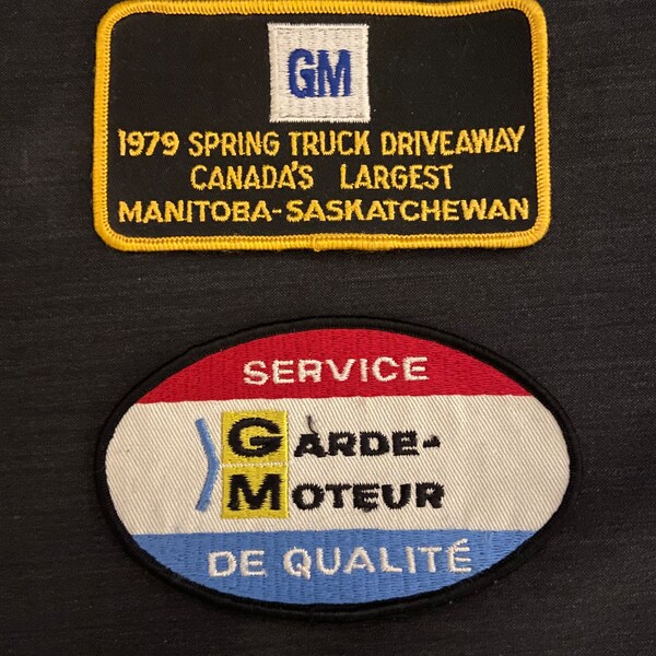 General Motors Embroidered Patch - Etsy