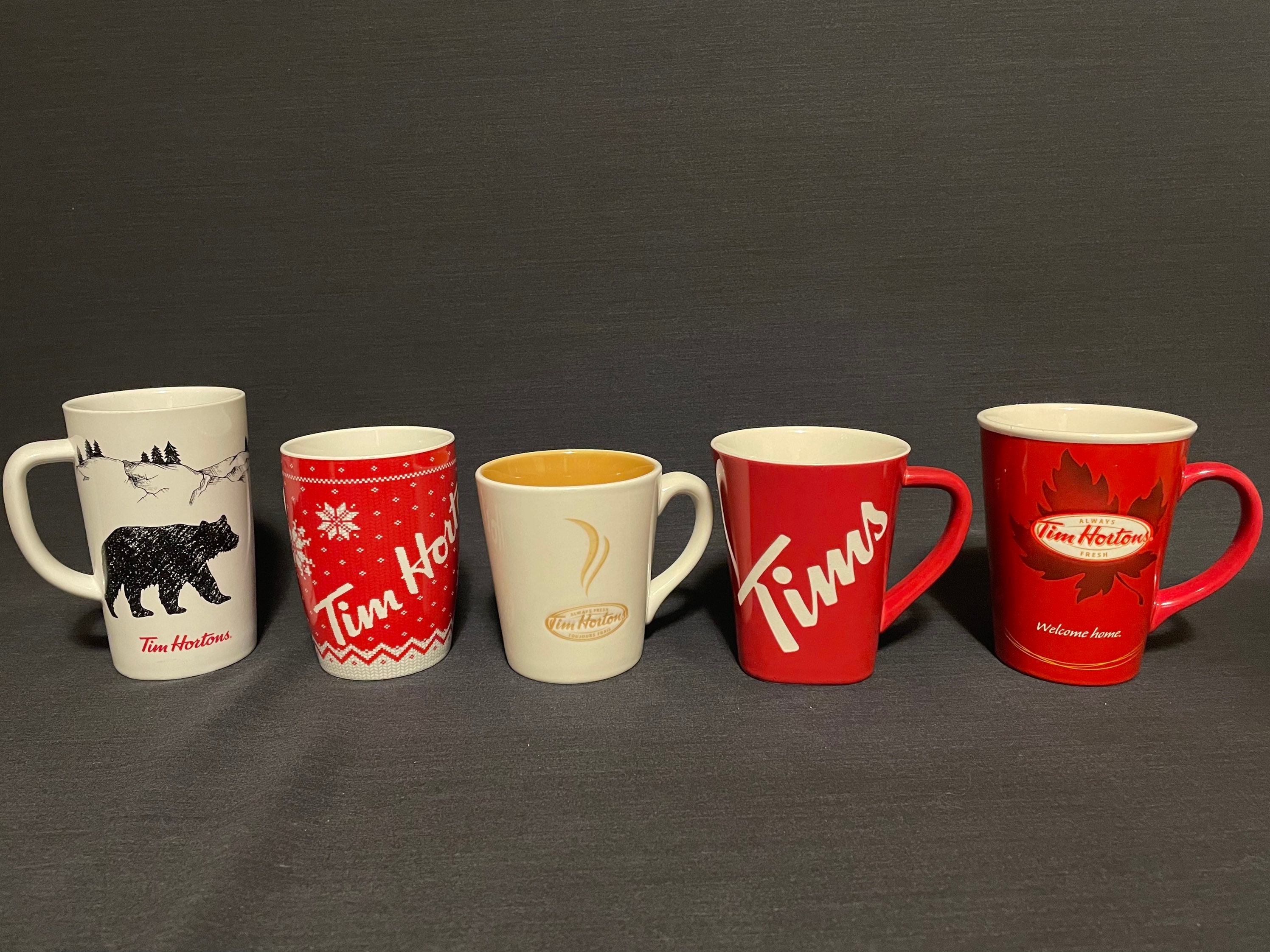 Vintage TIM HORTONS Mugs Coffee Canada Limited Edition Anniversary ...