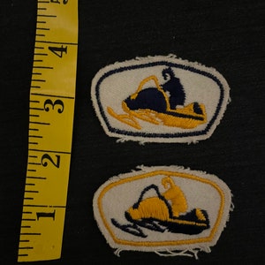 Vintage Skiing Embroidered PATCHES Hat Jacket Old School NOS Ski Polaris Holiday Mountain Snow ...