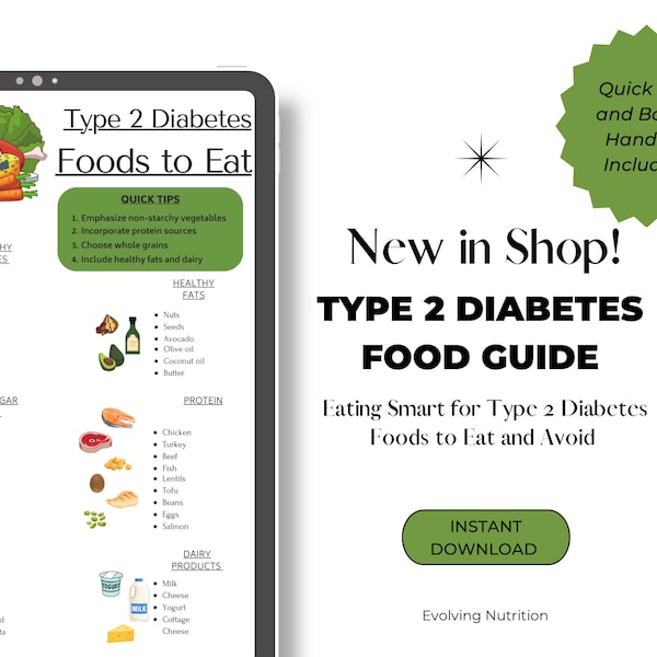 Type 2 Diabetic Food List - Etsy