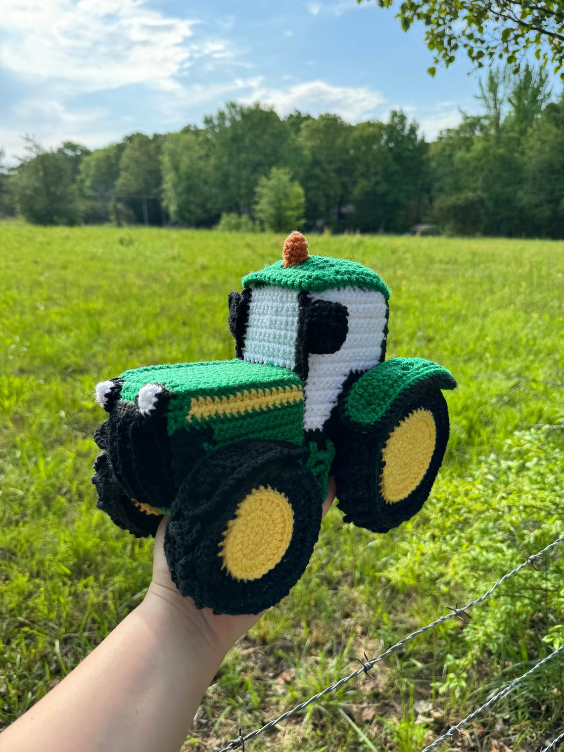Crochet Tractor - Etsy