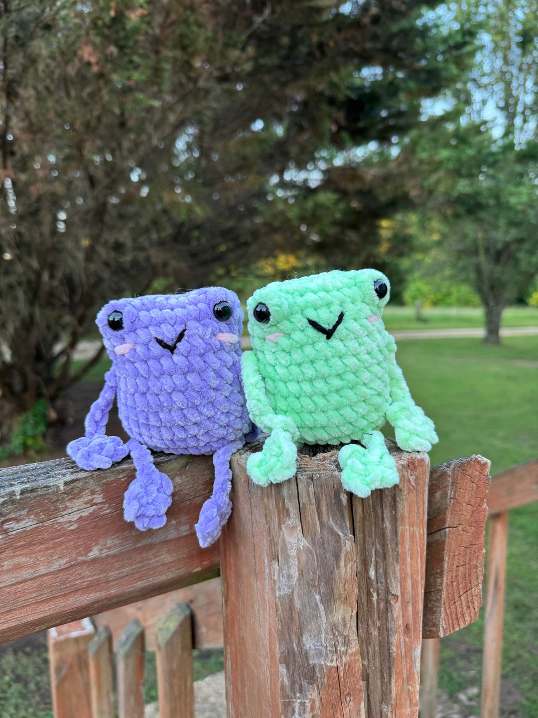 Crochet Long Legged Frog - Etsy