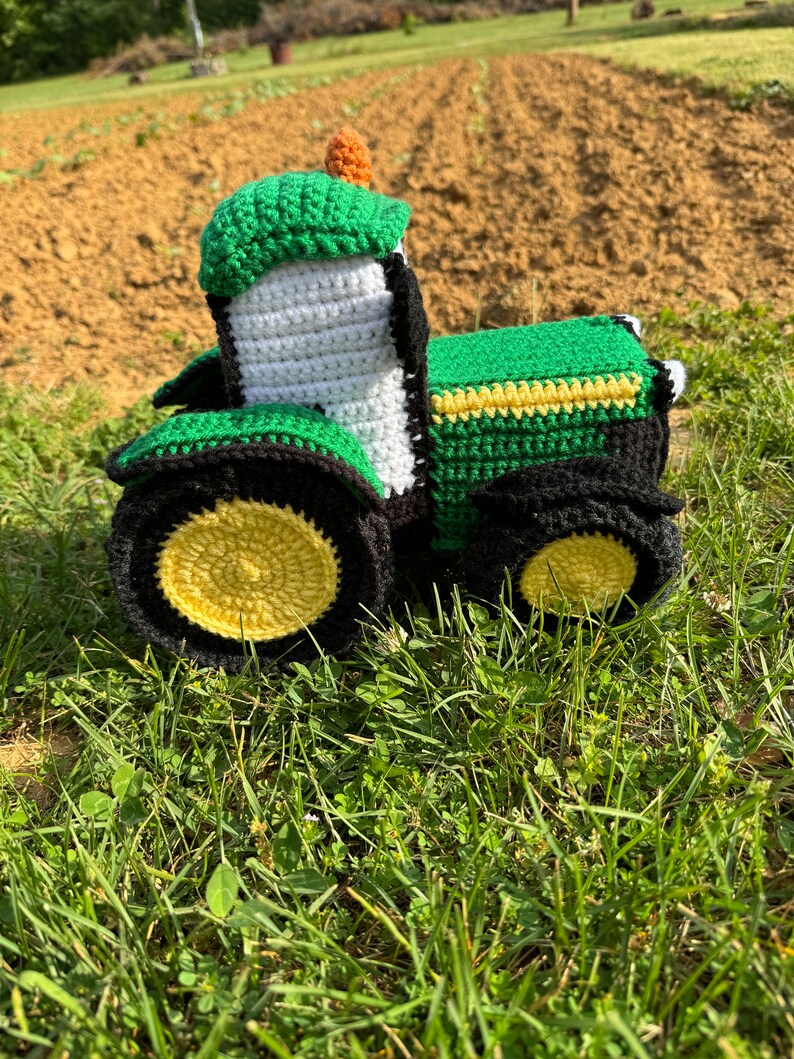 Crochet Tractor - Etsy