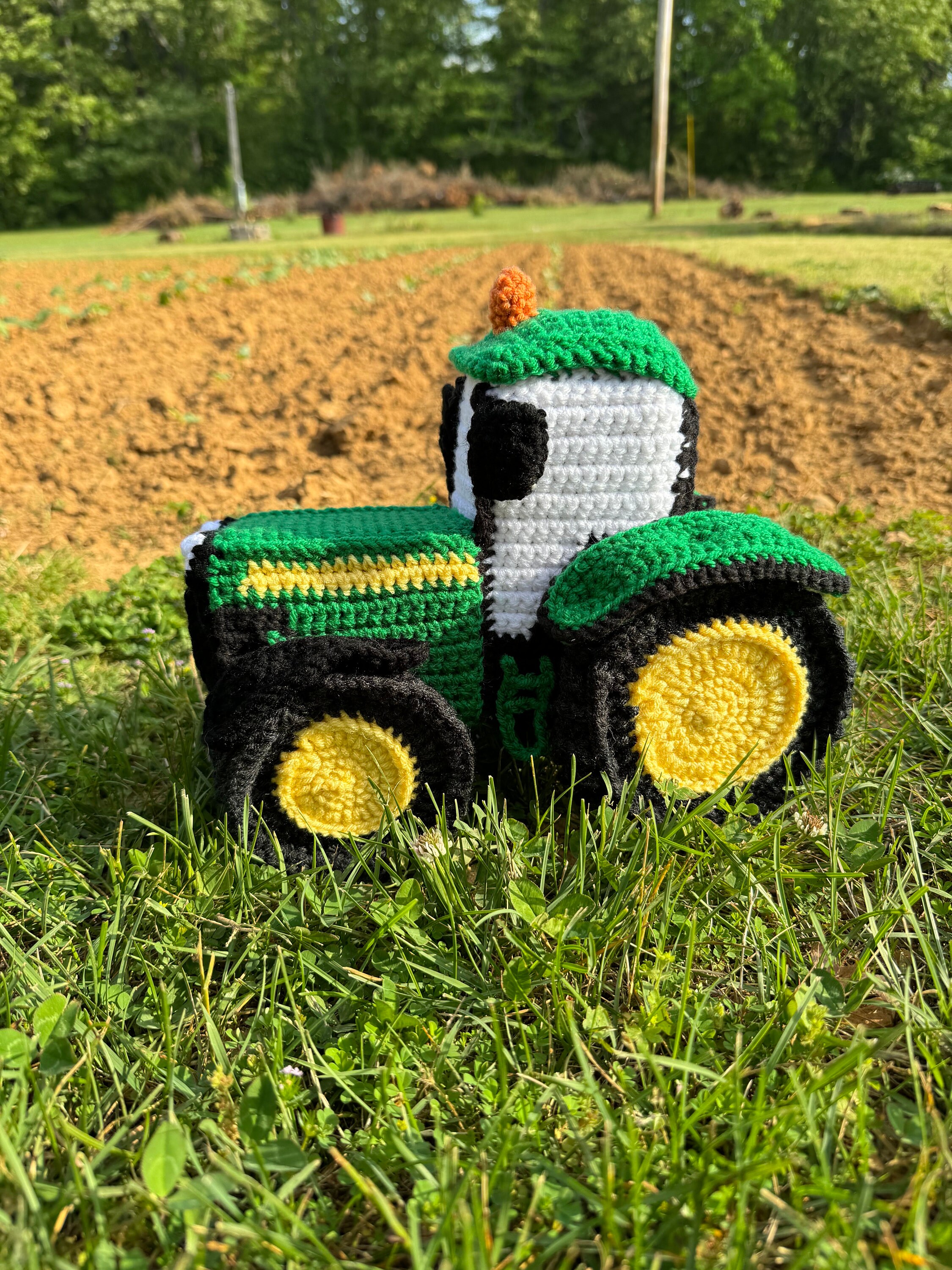 Crochet Tractor - Etsy