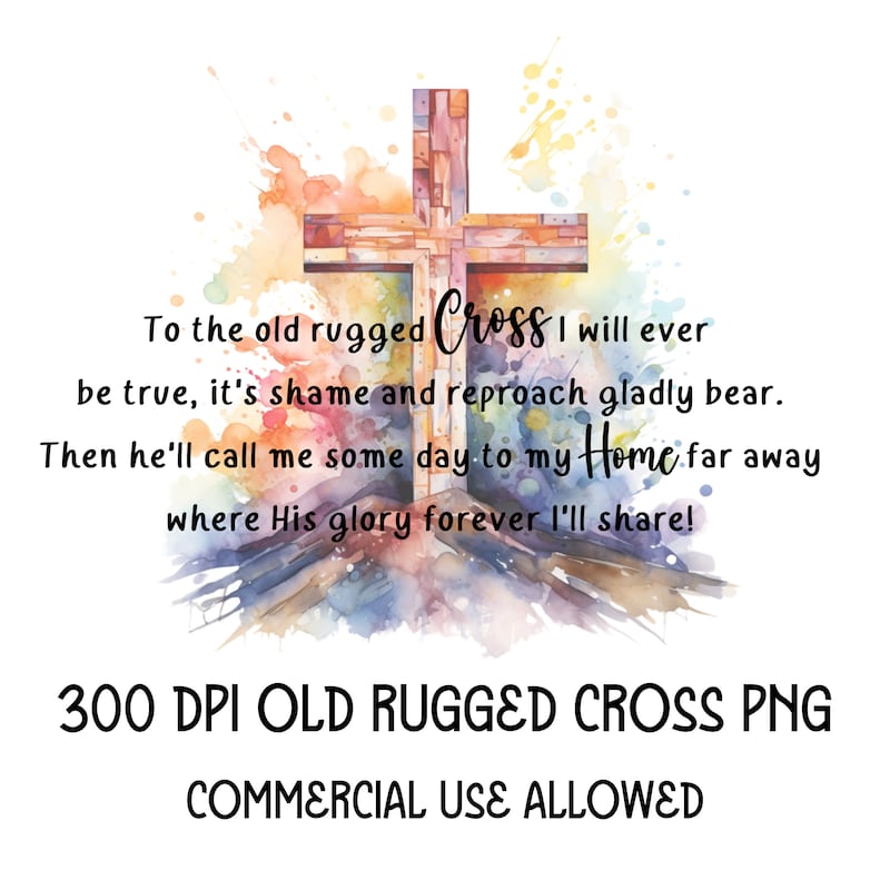 Old Rugged Cross - Etsy
