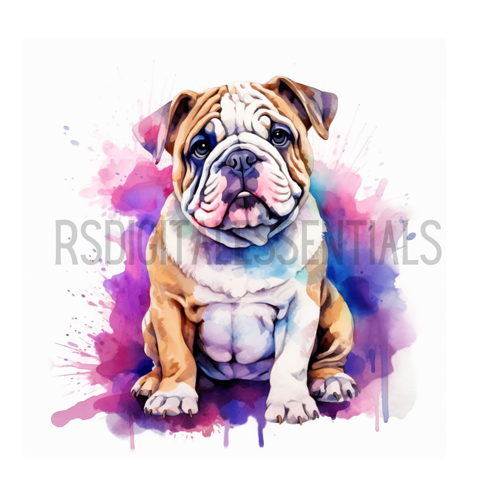 English Bulldog Clipart/bulldog PNG Clipart/dog - Etsy