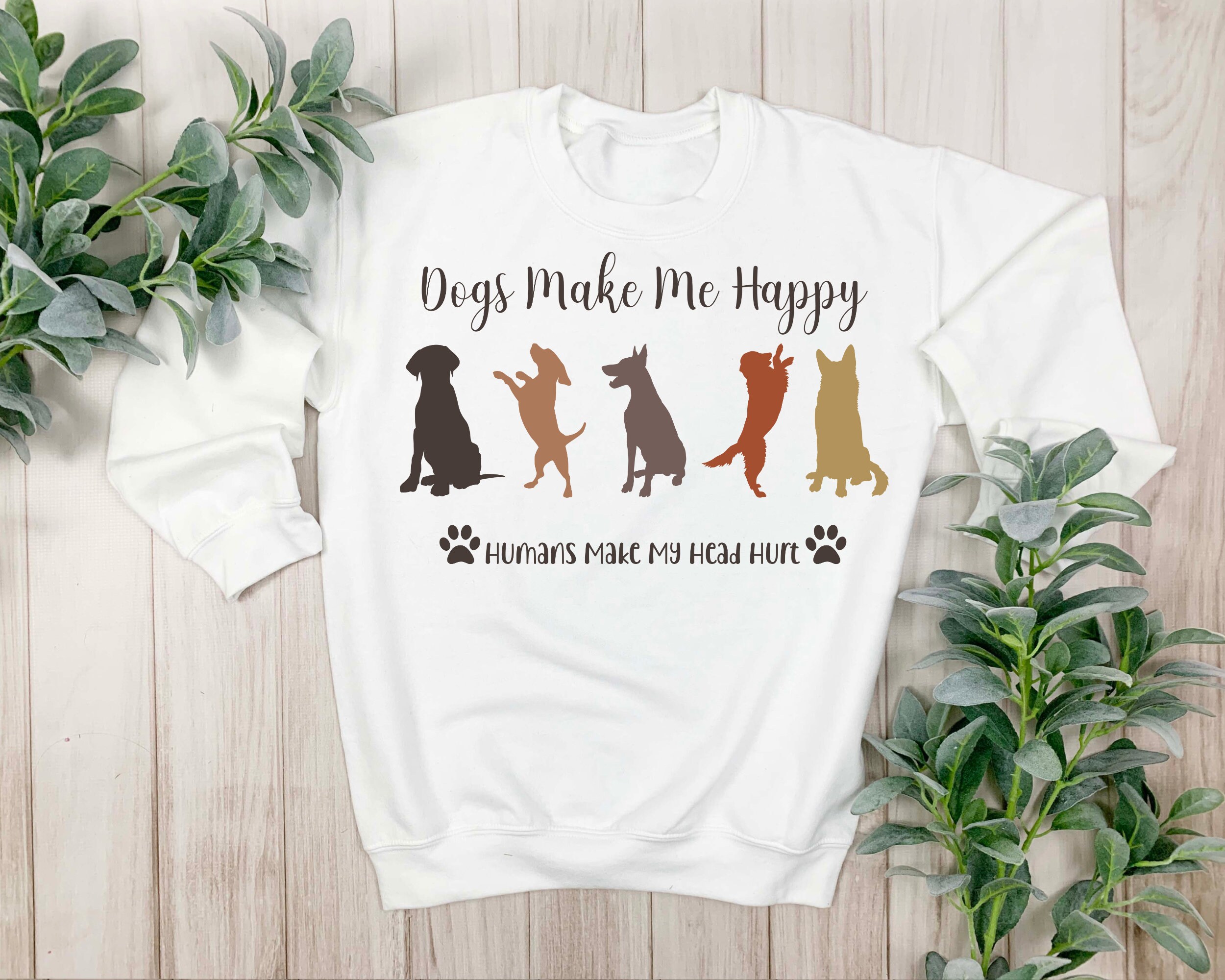 Dogs Make Me Happy High Resolution Sublimation Png/svg/jpg/dogs Car ...