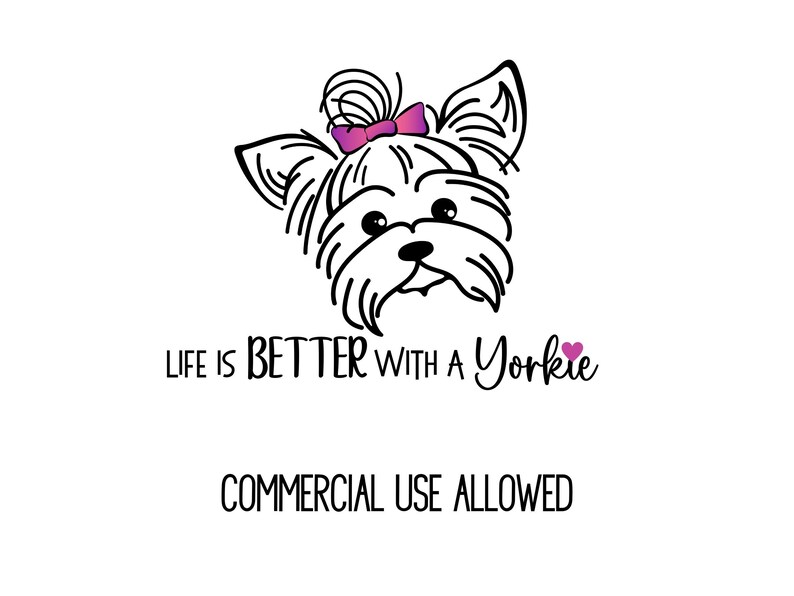 Yorkie PNG Sublimation Instant Download/jpg Dogs Printable/dog Lovers T ...