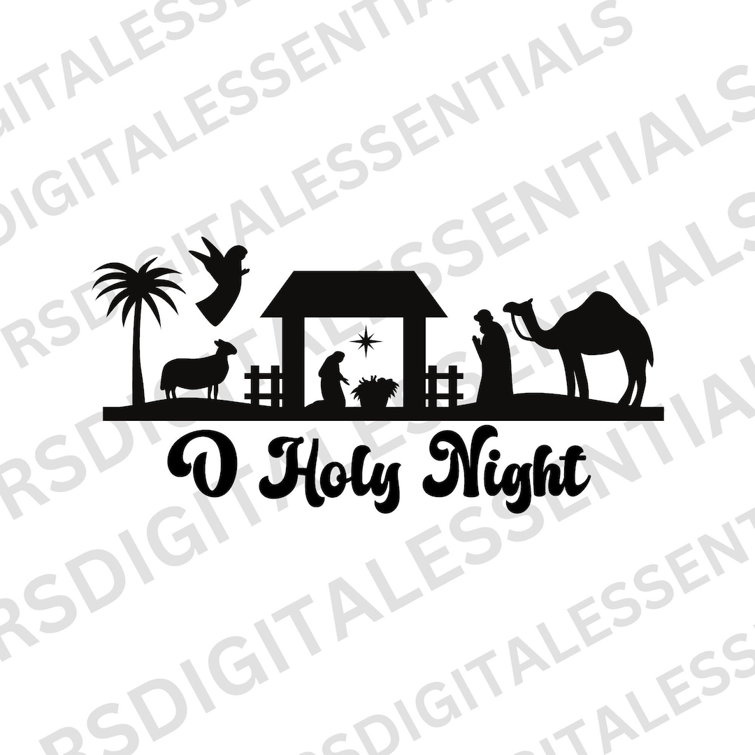 Nativity Scene PNG and SVG Bundle-christmas SVG Bundle-birth of Jesus ...