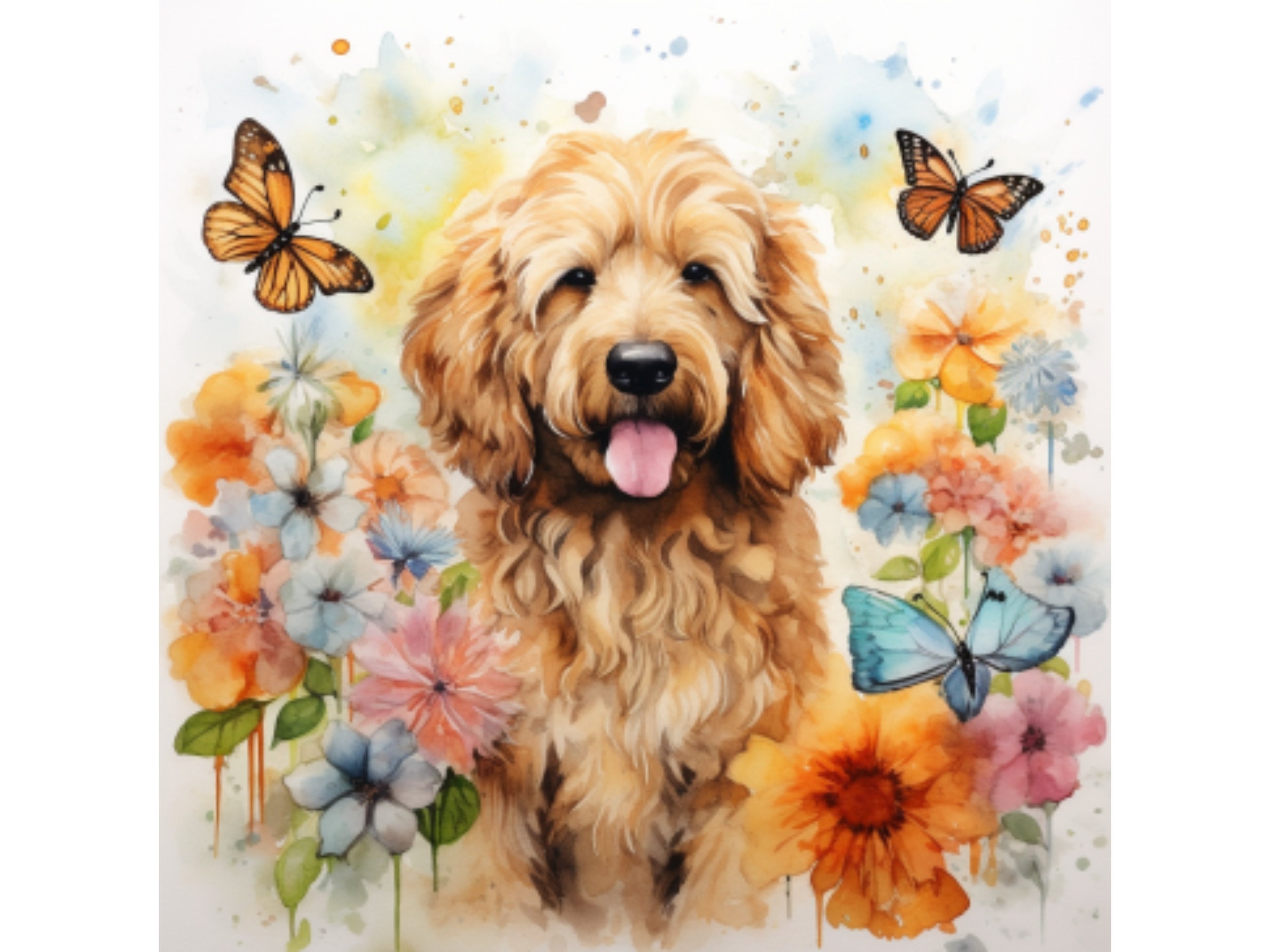 Goldendoodle Printables/jpg Printables/goldendoodle Art/goldendoodle ...