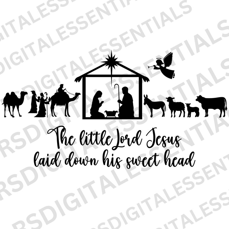 Nativity Scene PNG and SVG Bundle-christmas SVG Bundle-birth of Jesus ...