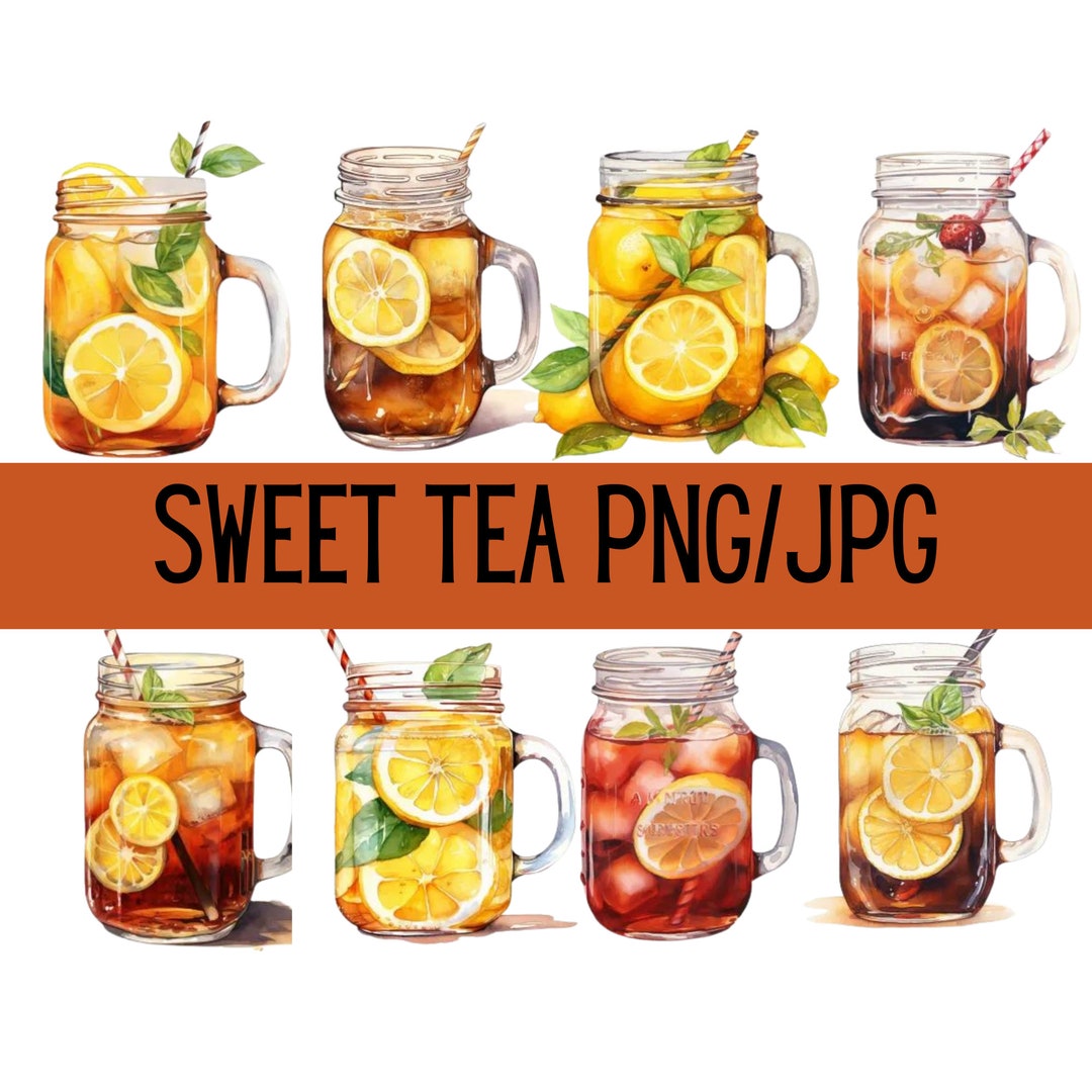 Sweet Tea PNG Clipart/jpg Printable/sweet Tea Sublimation/mason Jar ...