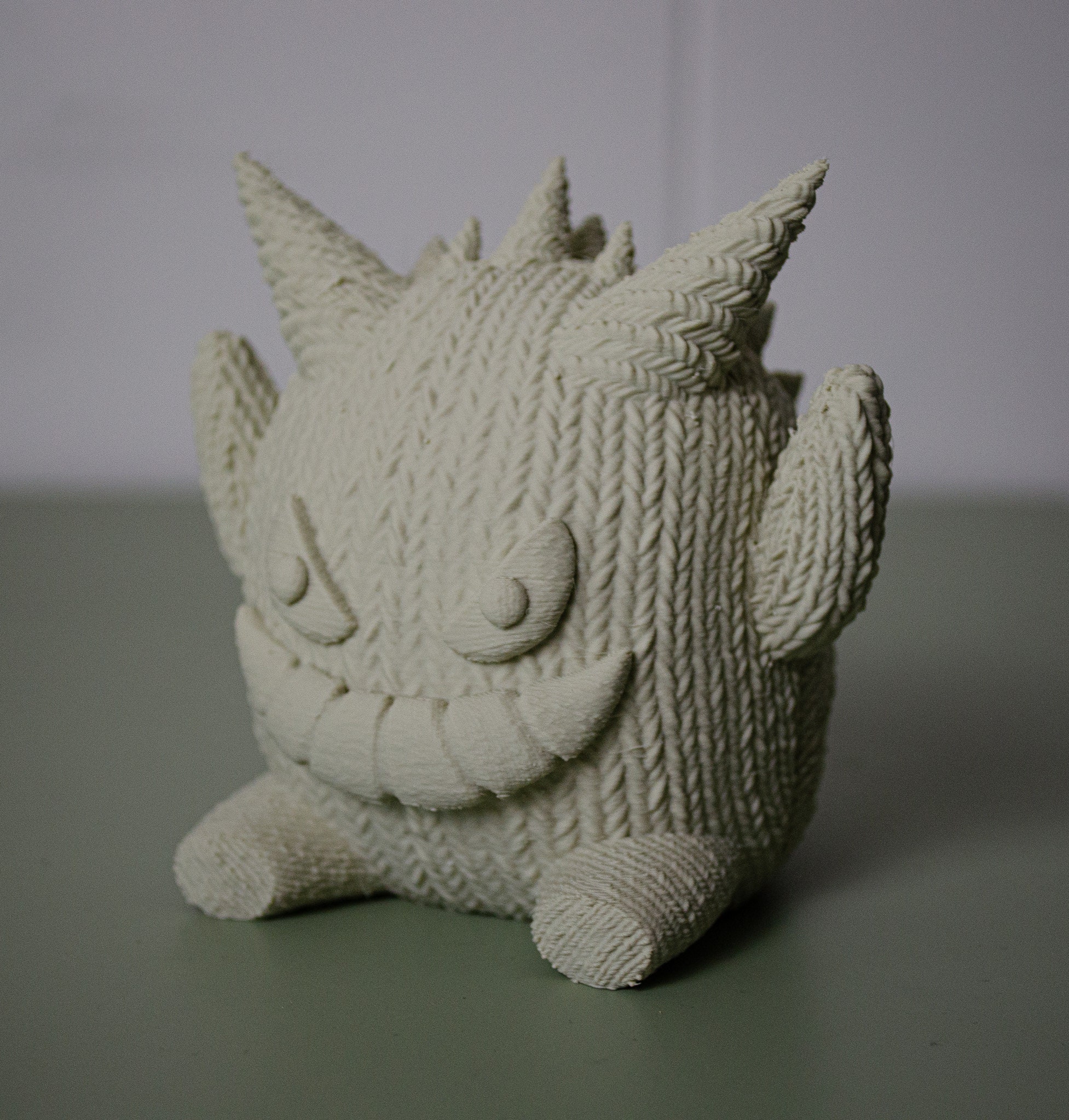 Knitted Gengar 3D Printed Pokemon DIY Ready for Paint - Etsy Australia