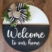 Welcome Door Sign Door Hanger - Etsy