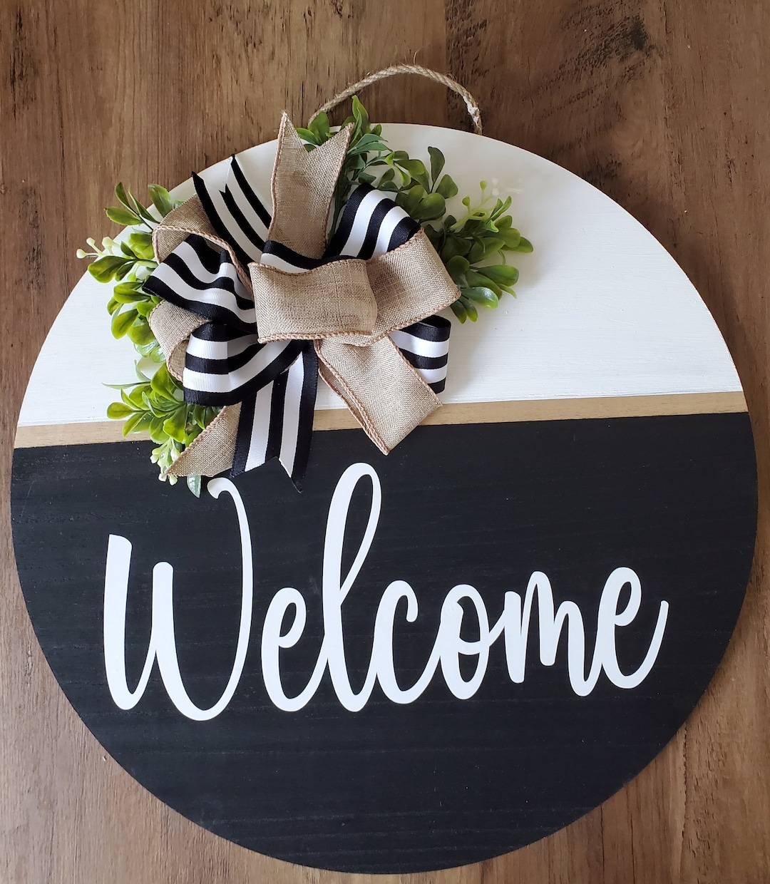 Welcome Door Sign | Door Hanger - Etsy