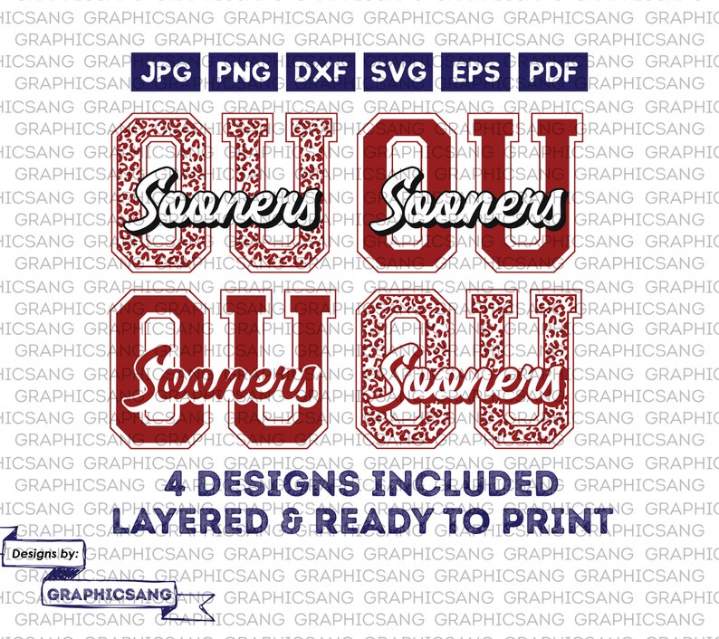 OU Sooners SVG PNG Pdf Eps Dfx Jpg, Sooners Svg, Sooners Fan Shirt, Ou ...