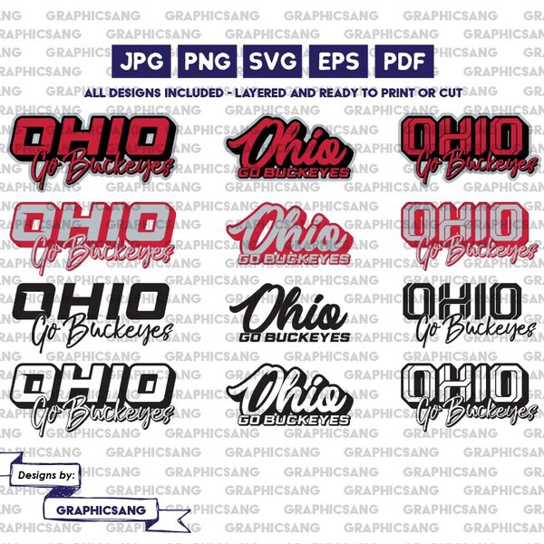 Ohio Buckeyes Svg - Etsy