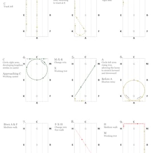 2022 USEA Dressage Test Diagrams - ALL LEVELS - Etsy
