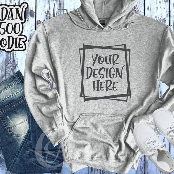 Graphite Heather Hoodie - Etsy Australia