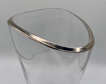 Triangular Glass Vase - Etsy