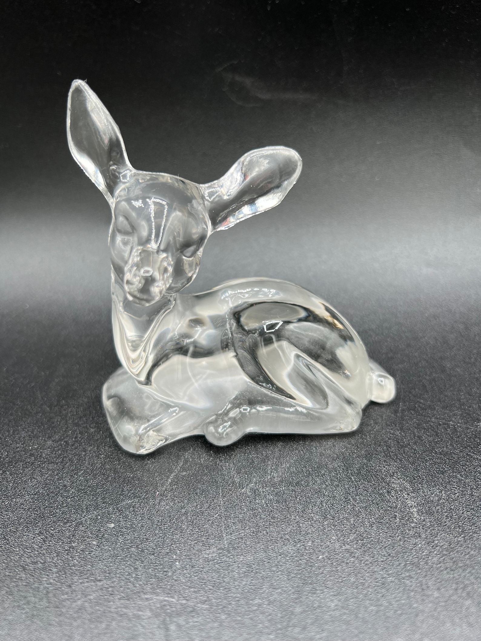 Fenton Clear Glass Animal Figurines / Paperweights Choice - Etsy