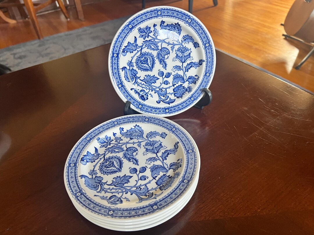 Ridgway Ironstone Jacobean Pattern Luncheon Plates , Set of 5 - Etsy