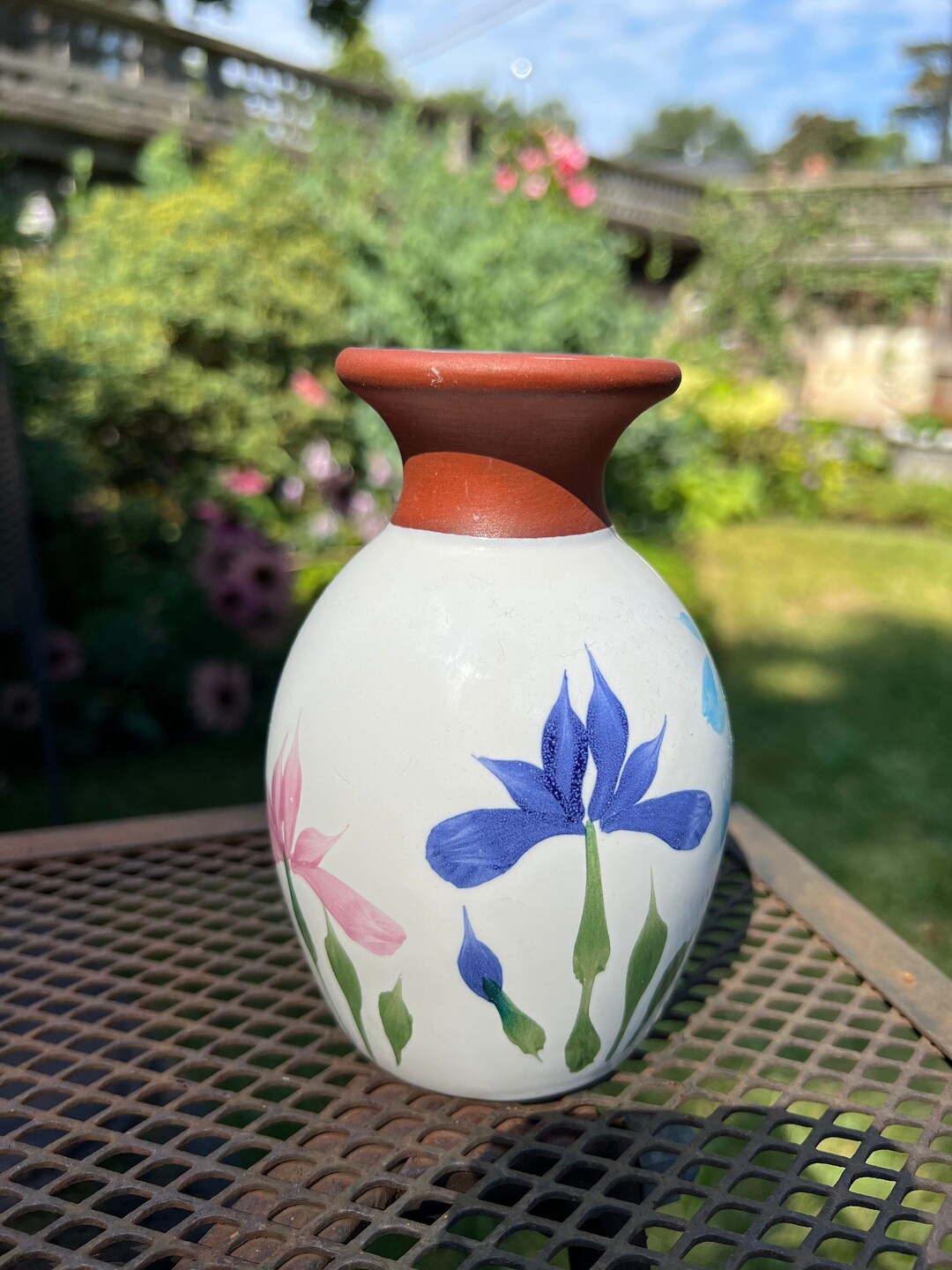 Emerson Creek Pottery Floral Vase - Etsy