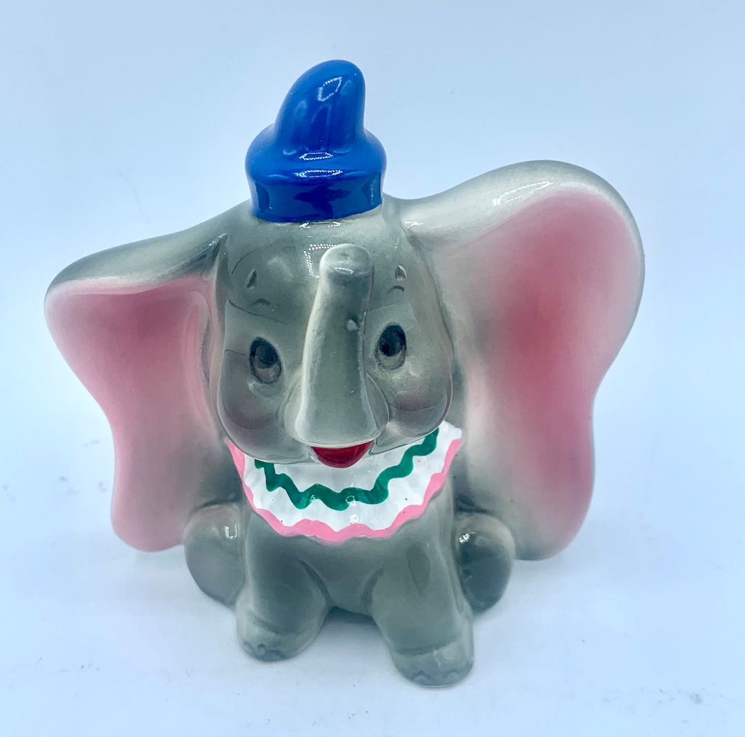 Dumbo the Elephant, Walt Disney Productions, Ceramic Figurine, Vintage ...