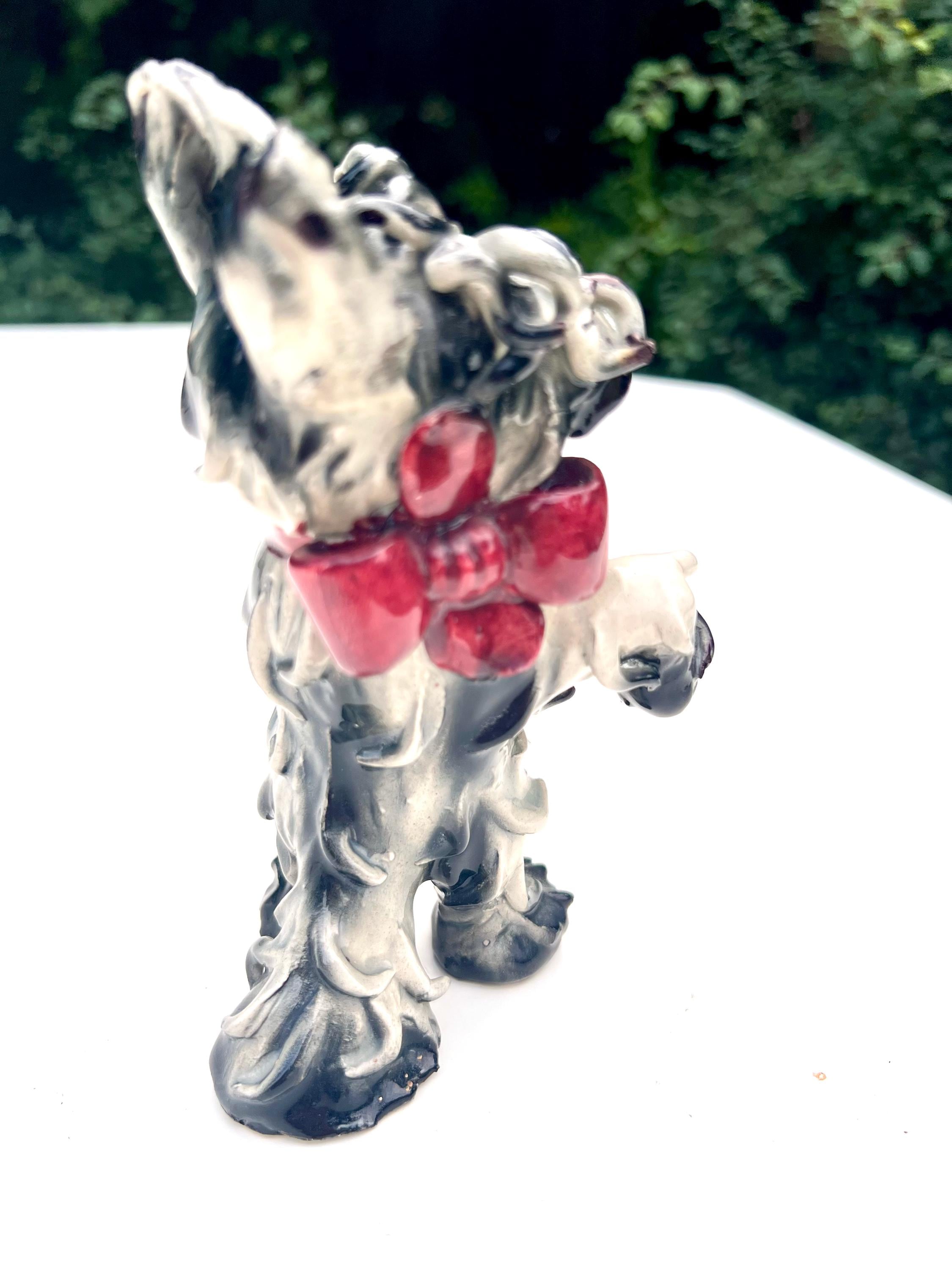 Mid-century Italian Ceramic Spaghetti Hair Dog - Etsy
