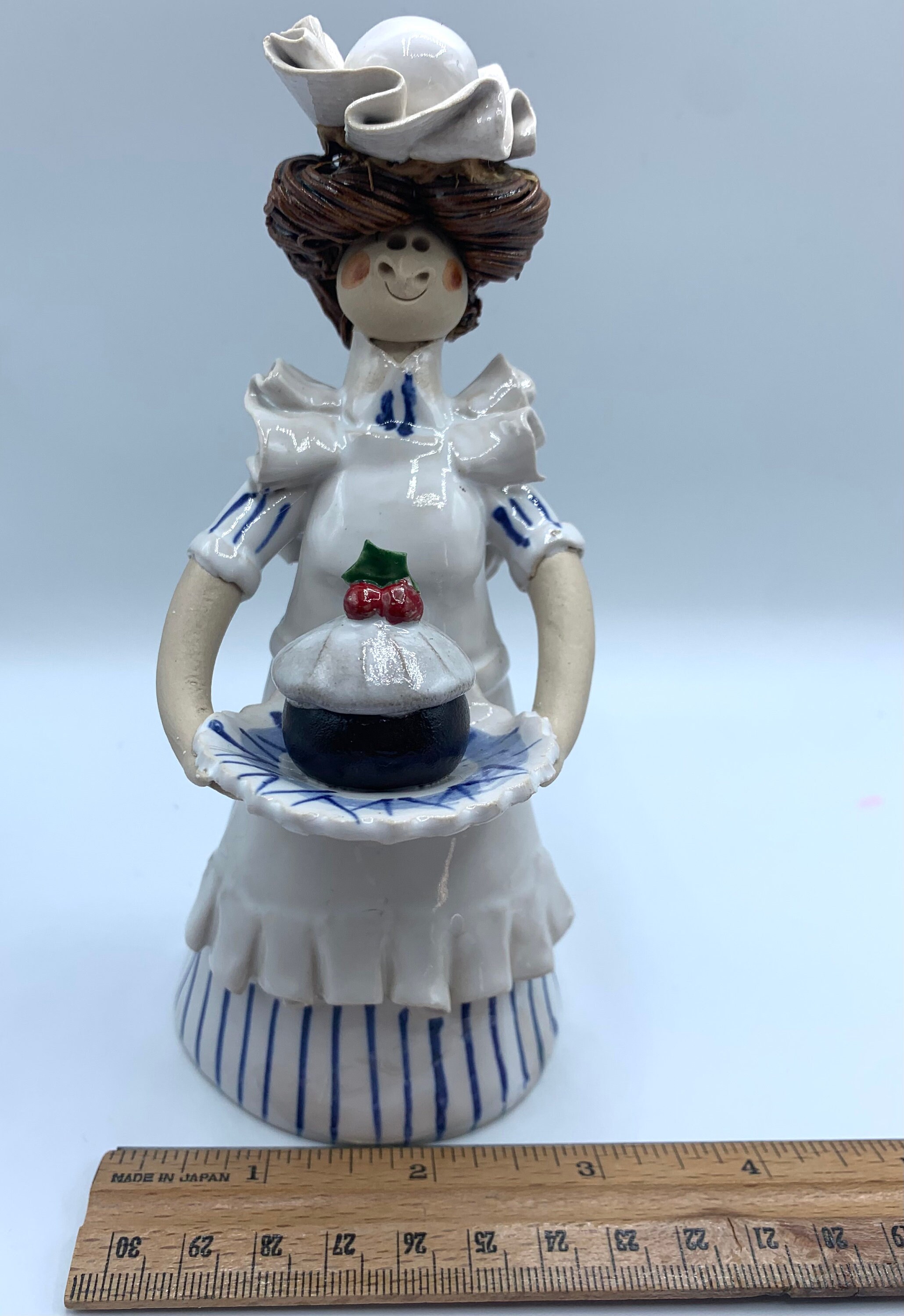 Laura Dunn Sculpture of Victorian Baker Presenting Her Plum - Etsy