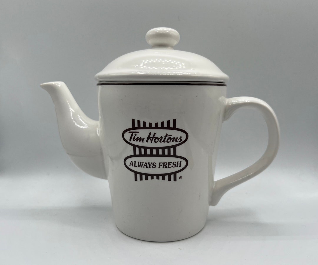 Tim Horton's Logo Coffee Pot or Tea Pot "always Fresh" "toujours Frais ...