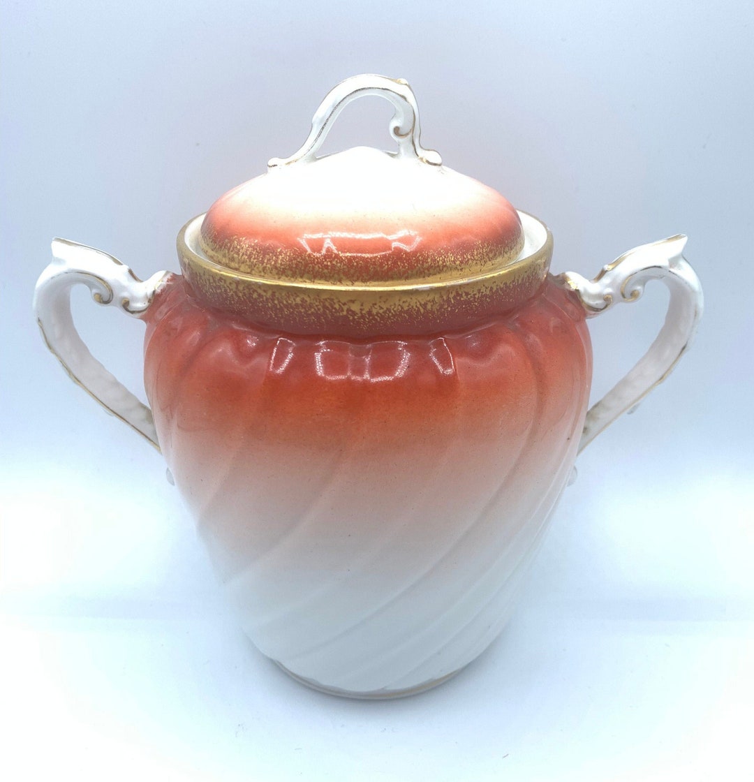 Limoges Elite Jar With Handles and Lid - Etsy