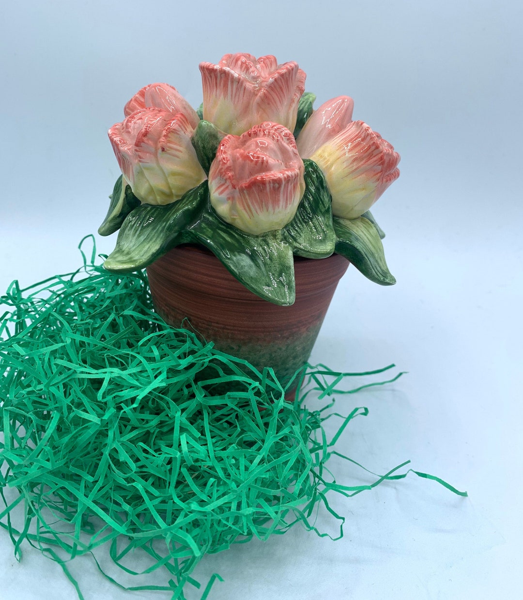 Vintage Fitz & Floyd Essentials Forever in Bloom Rosebuds Lidded ...